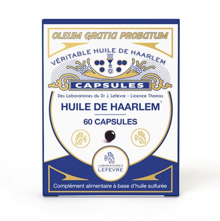 HUILE DE HAARLEM - 60 capsules originales