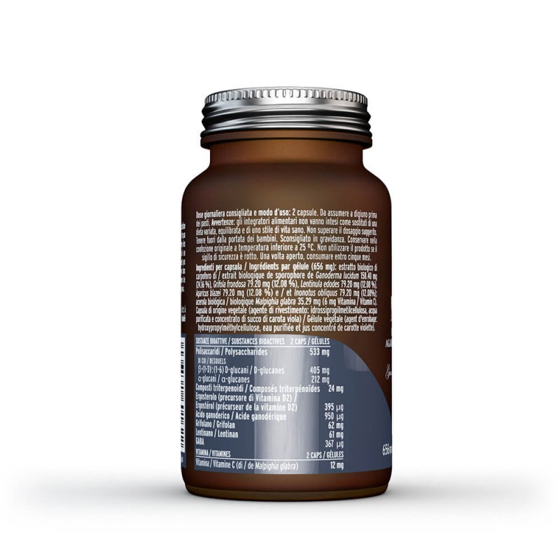 MICO-FIVE + CHAGA BIO - 70 gélules végétales